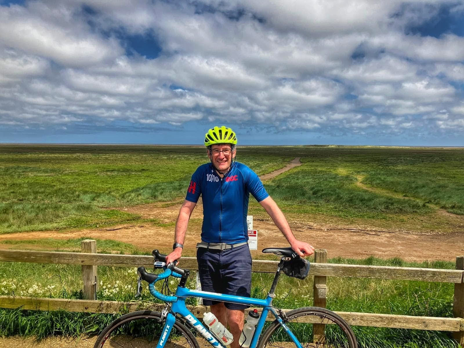 Simon's Cycling Challenge for Cancer Research - Let’s Move Lincolnshire